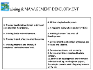 Training and development | PPTX