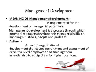 Training and development | PPTX