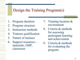 Training and Development.ppt | Vocational Training | Careers