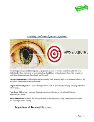 Training And Development | DOC | Human Resources | Business