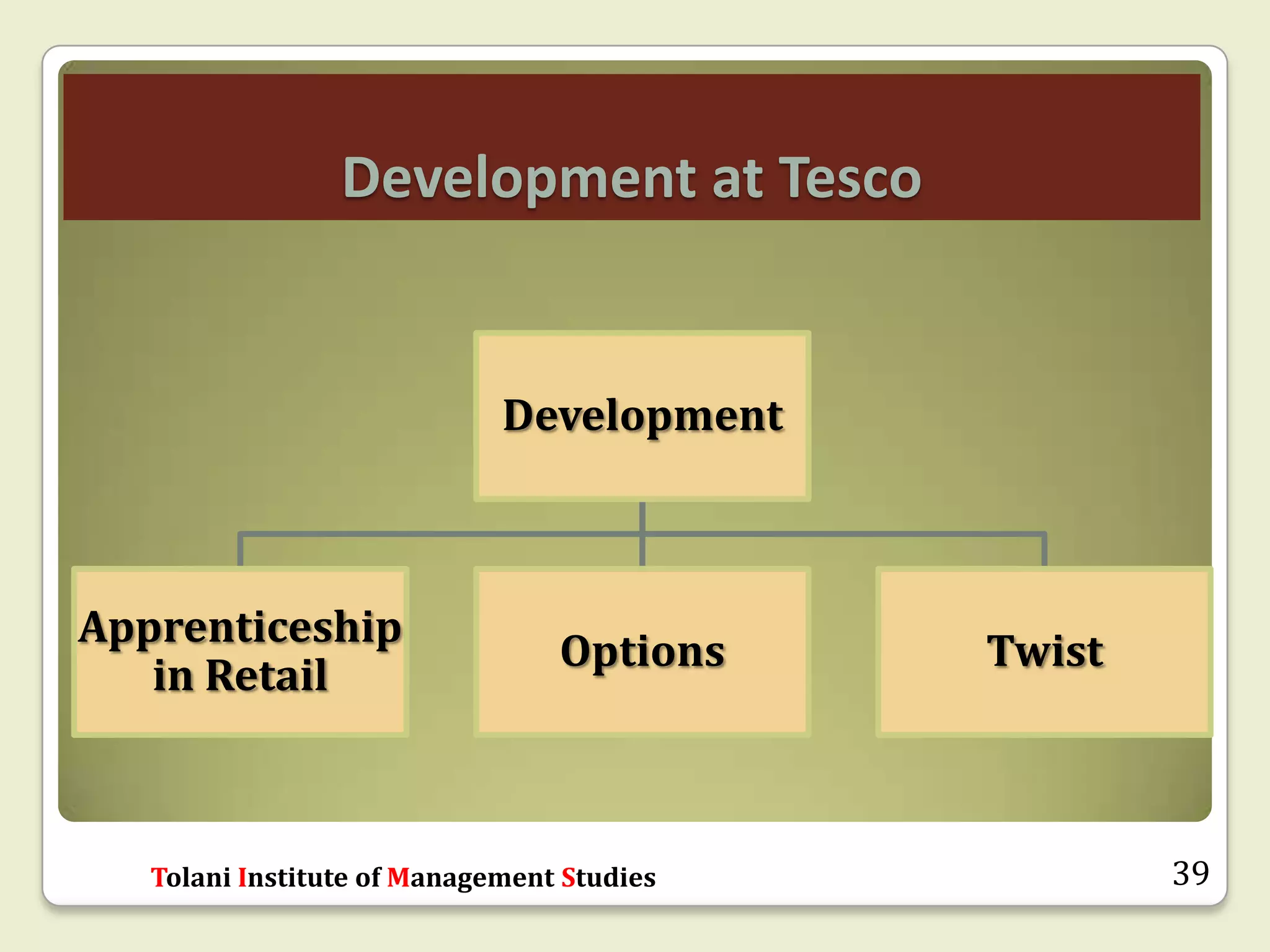 Training and Development at TESCO | PPTX