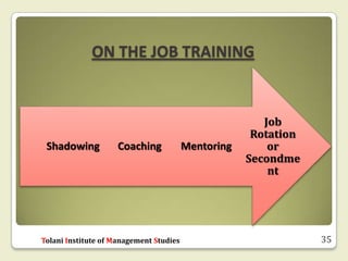 Training and Development at TESCO | PPTX