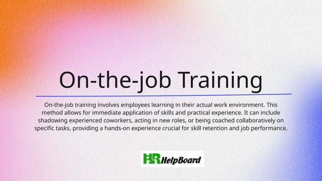 Training and Development in Human Resource Management | PPTX