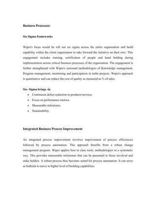 Training and development in wipro | DOC