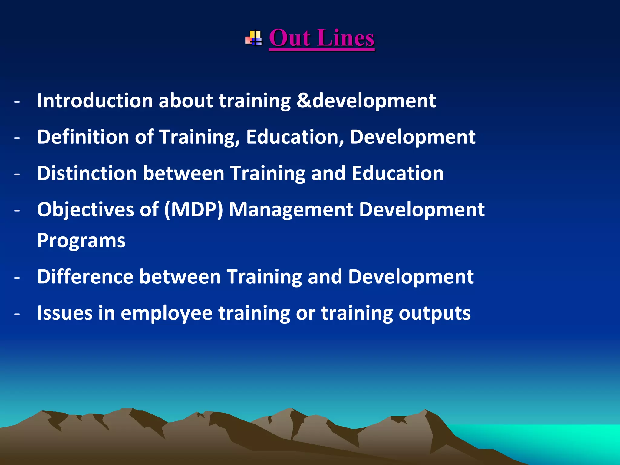 Training and development of human resource | PPT