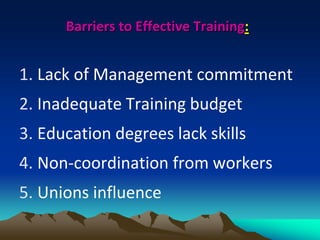 Training and development of human resource | PPT
