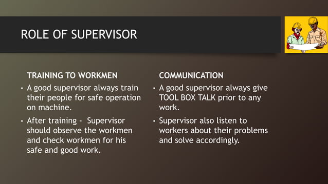 Training and development of supervisor | PPTX