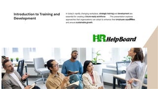 Training and Development Plan , Training and Development Program | PPTX