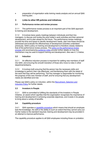 Training and development policy | PDF