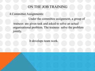 Training and development ppt | PPTX