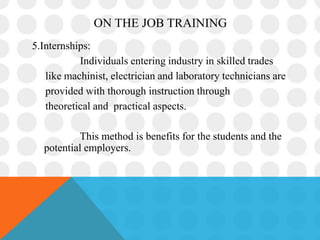Training and development ppt | PPTX