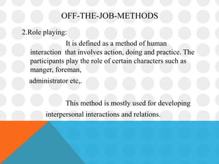 Training and development ppt | PPTX
