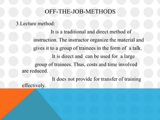 Training and development ppt | PPTX