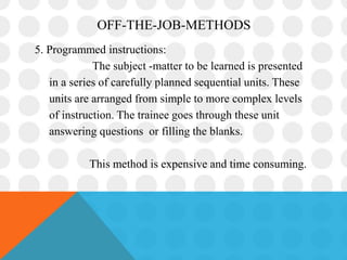 Training and development ppt | PPTX