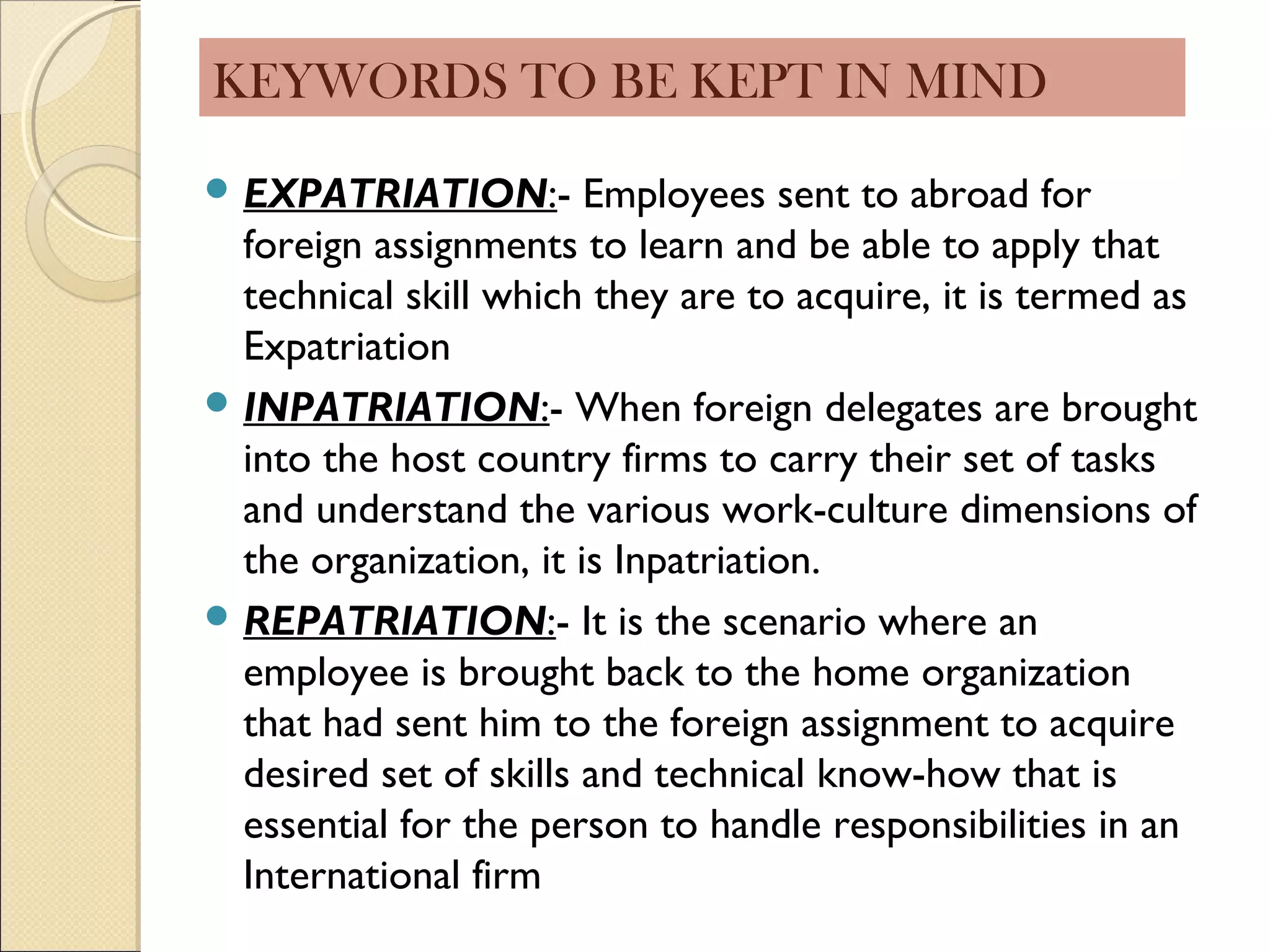 Training And Development Practices In Global Organisations | PPT