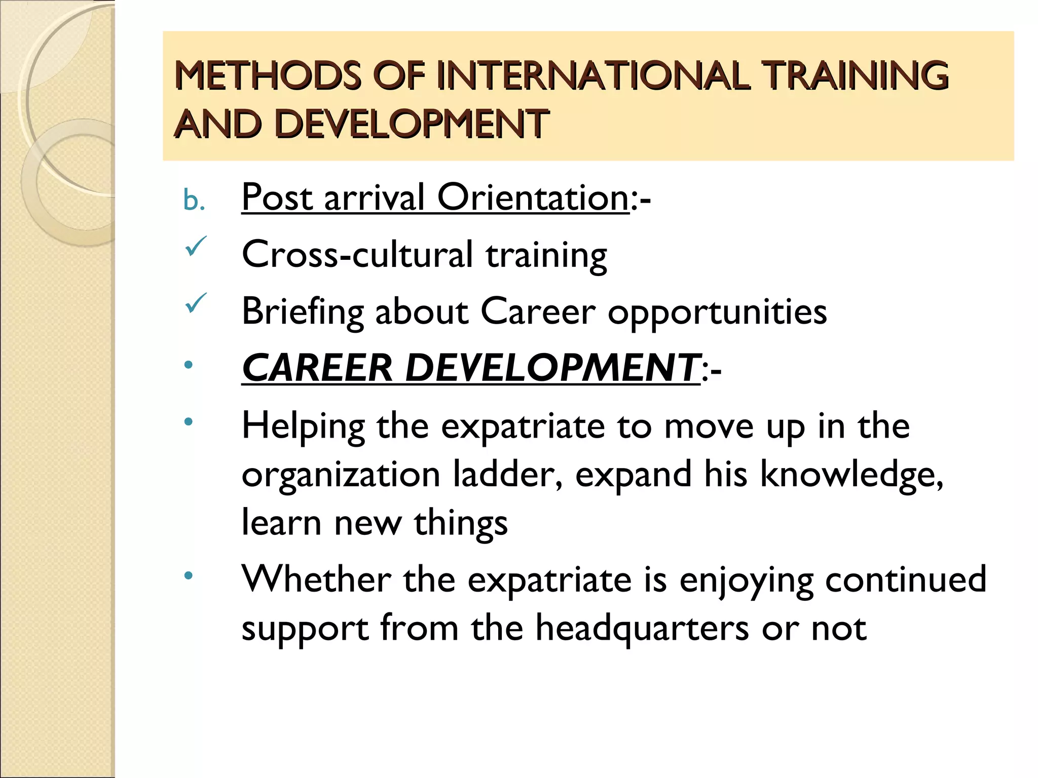 Training And Development Practices In Global Organisations | PPT