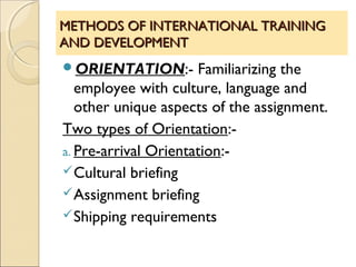 Training And Development Practices In Global Organisations | PPT
