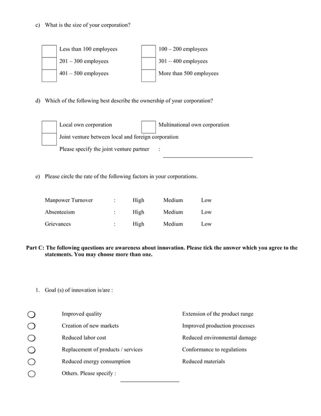 Training and development questionnaire (1) | DOC