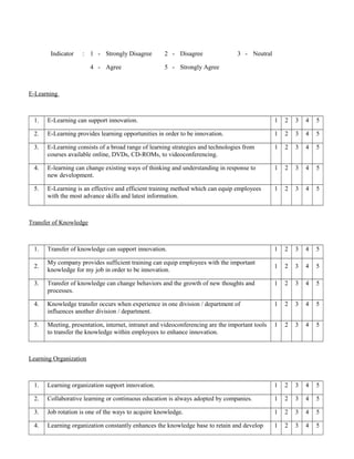 Training and development questionnaire (1) | DOC