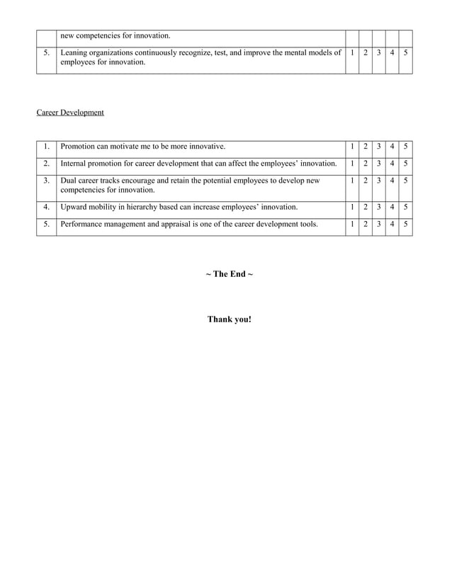 Training and development questionnaire (1) | DOC