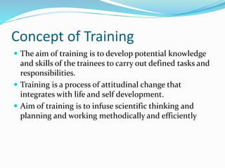 Training and development unit 1 | PPTX