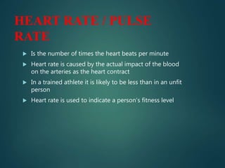 Training and fitness | PPT