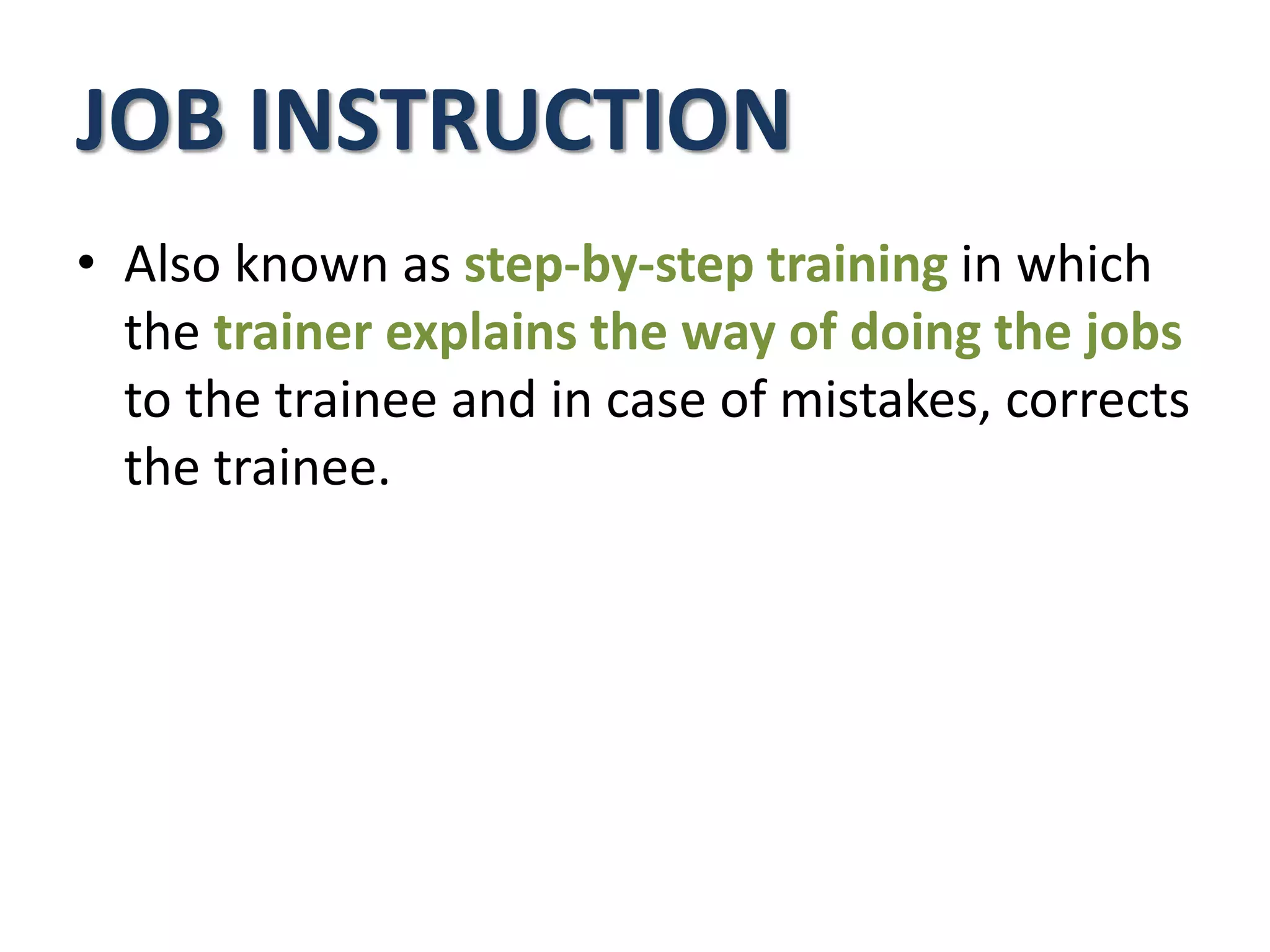 Training and its method | PPTX