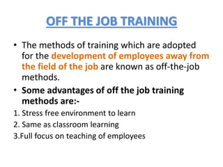 Training and its method | PPTX