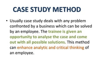 Training and its method | PPTX