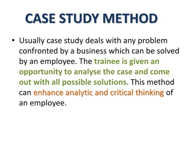 Training and its method | PPTX