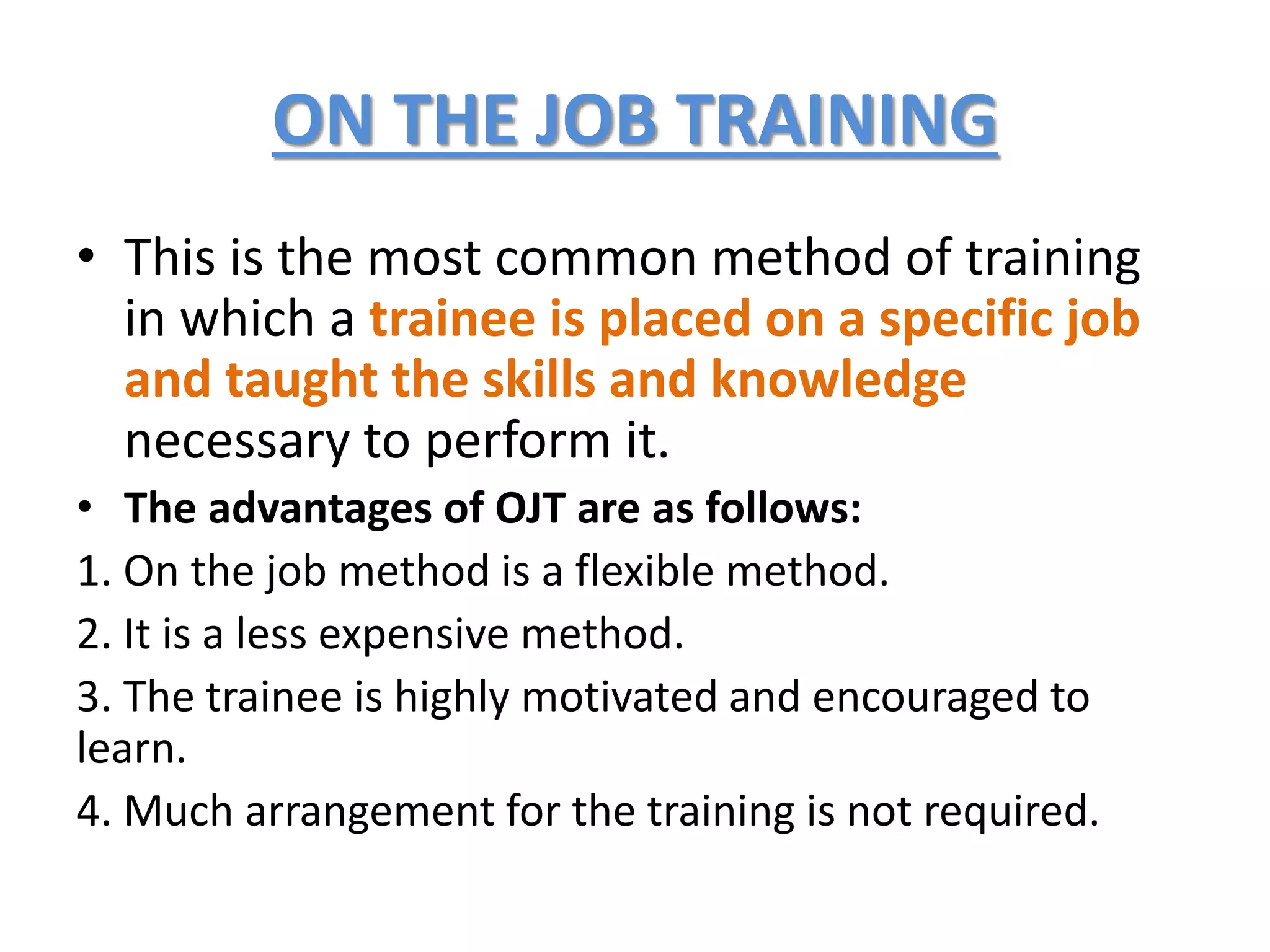 Traininganditsmethod all | PDF