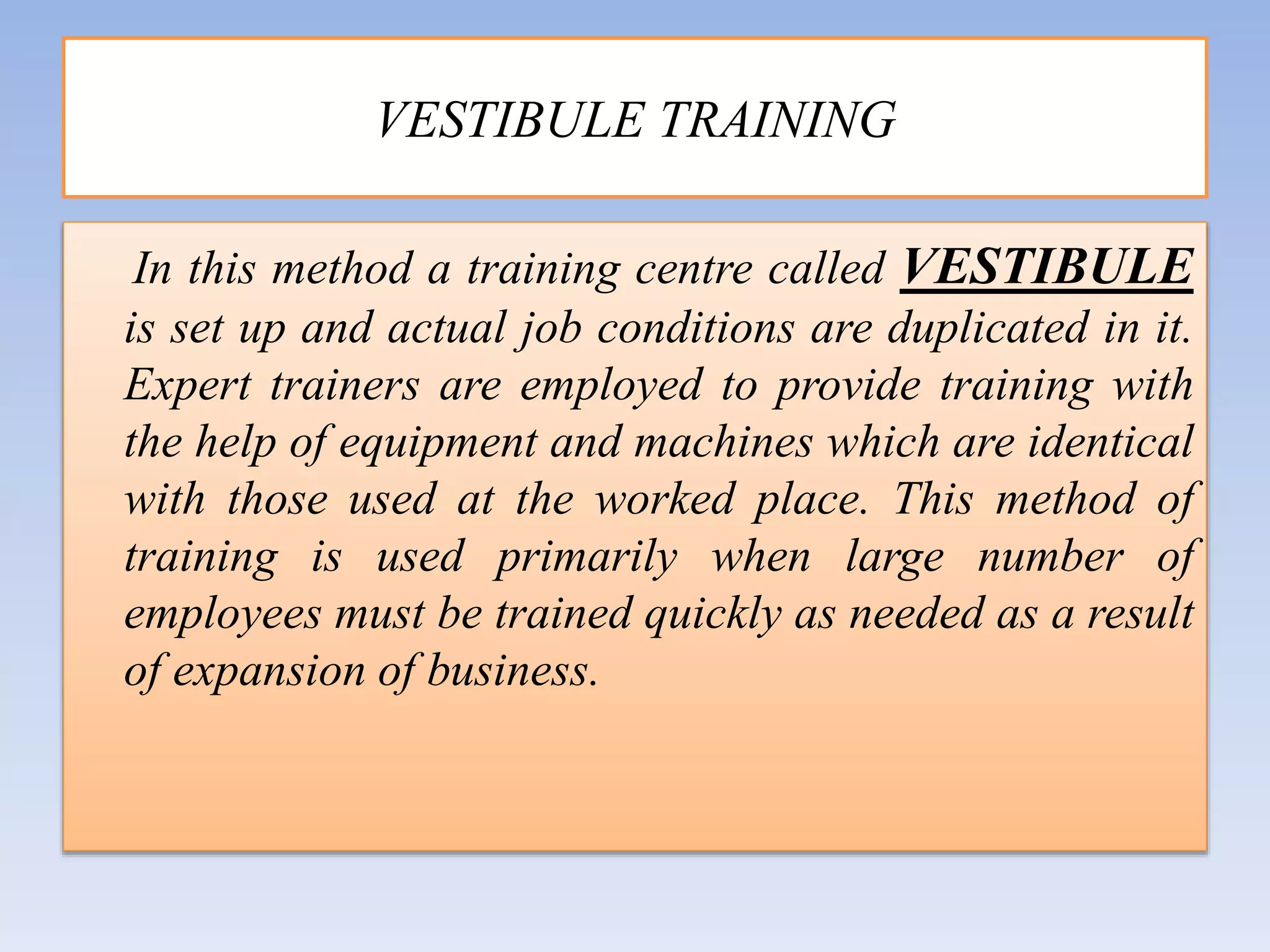 Training and its techniques | PPTX