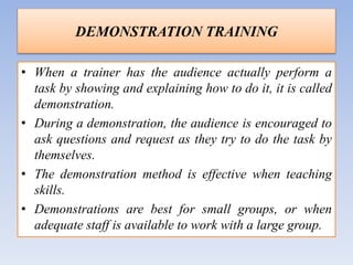 Training and its techniques | PPTX