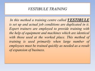 Training and its techniques | PPTX