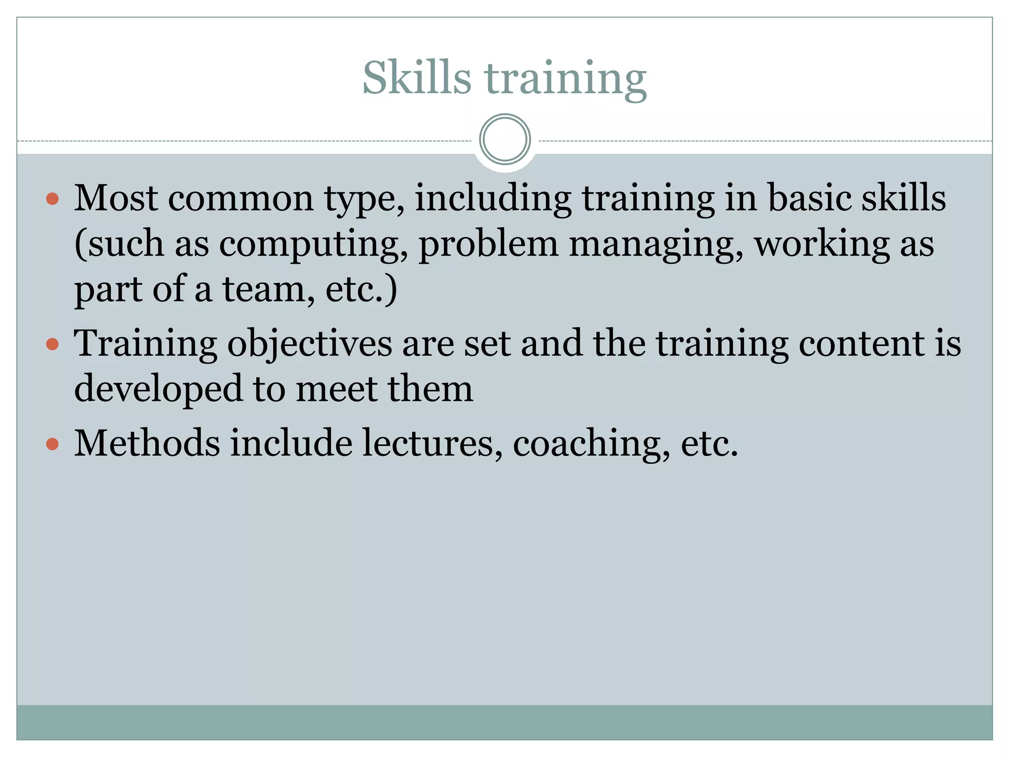 Training and its types | PPTX