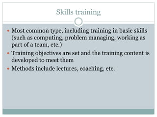 Training and its types | PPTX