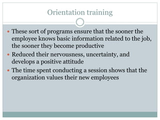 Training and its types | PPTX