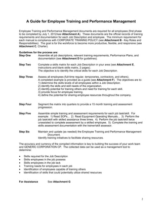 Training and Performance Management Guide | DOC