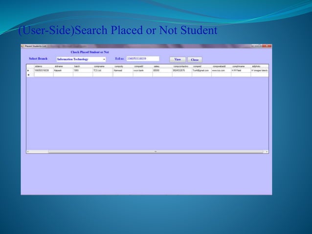 Training and placement ppt | PPSX