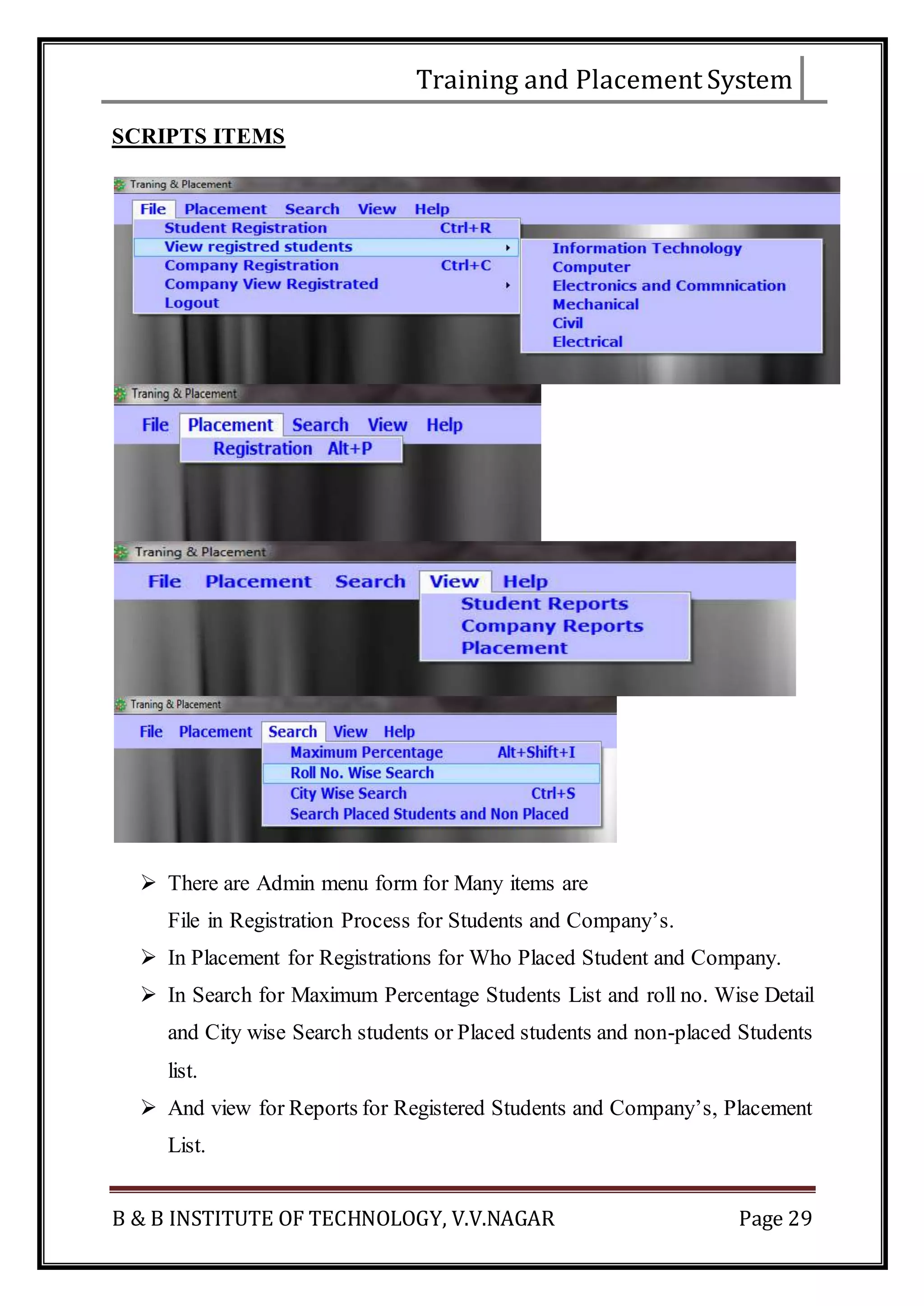 Training and placement | DOCX