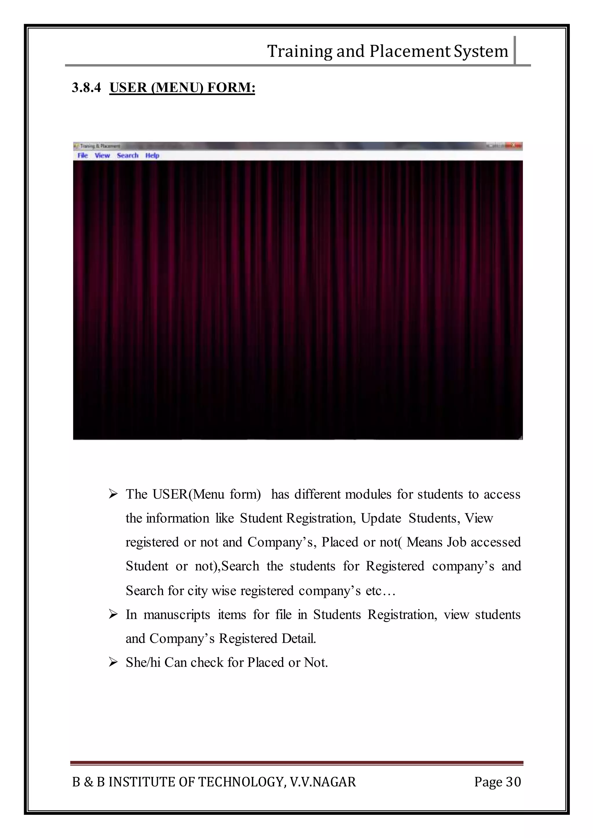 Training and placement | DOCX