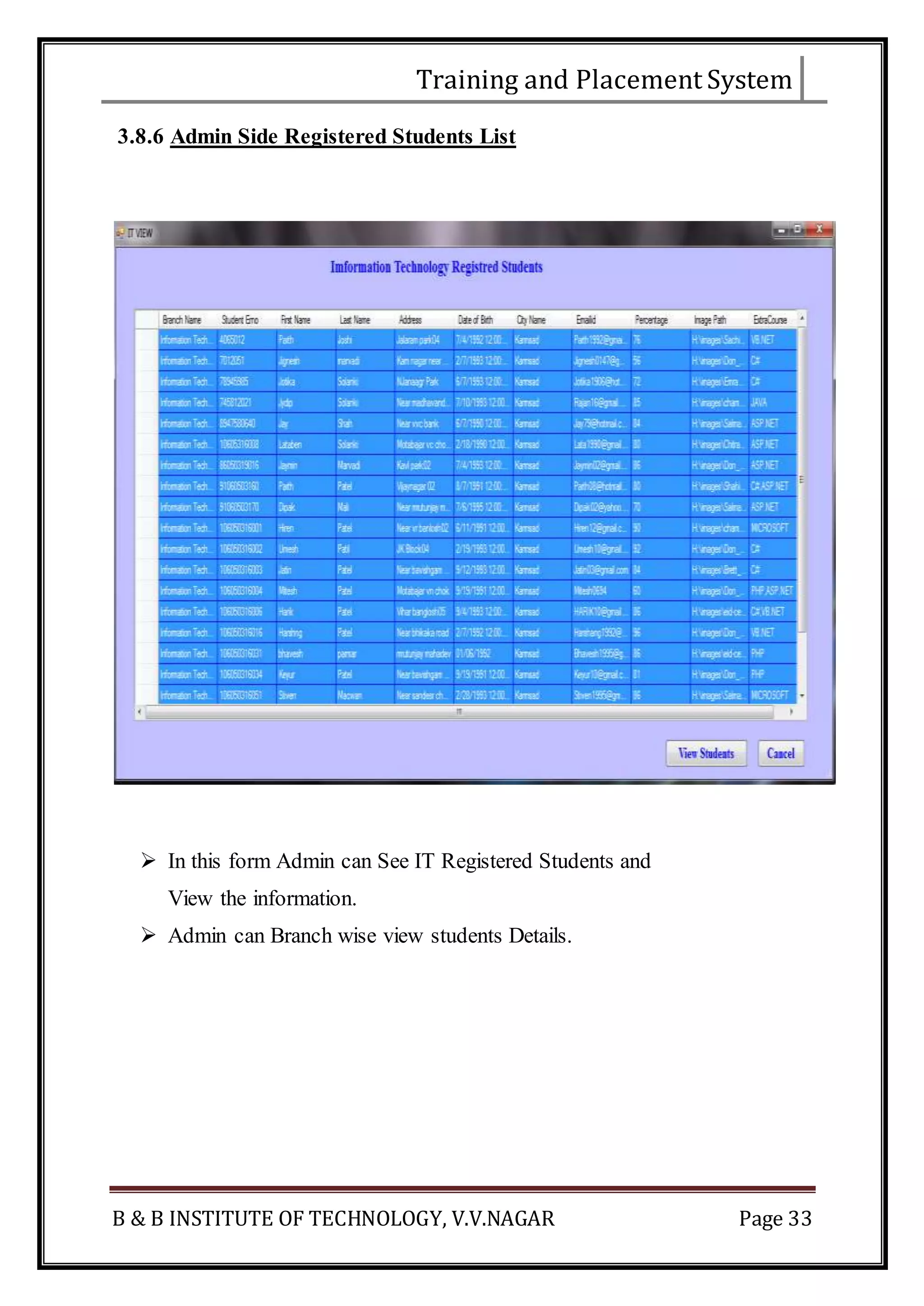 Training and placement | DOCX