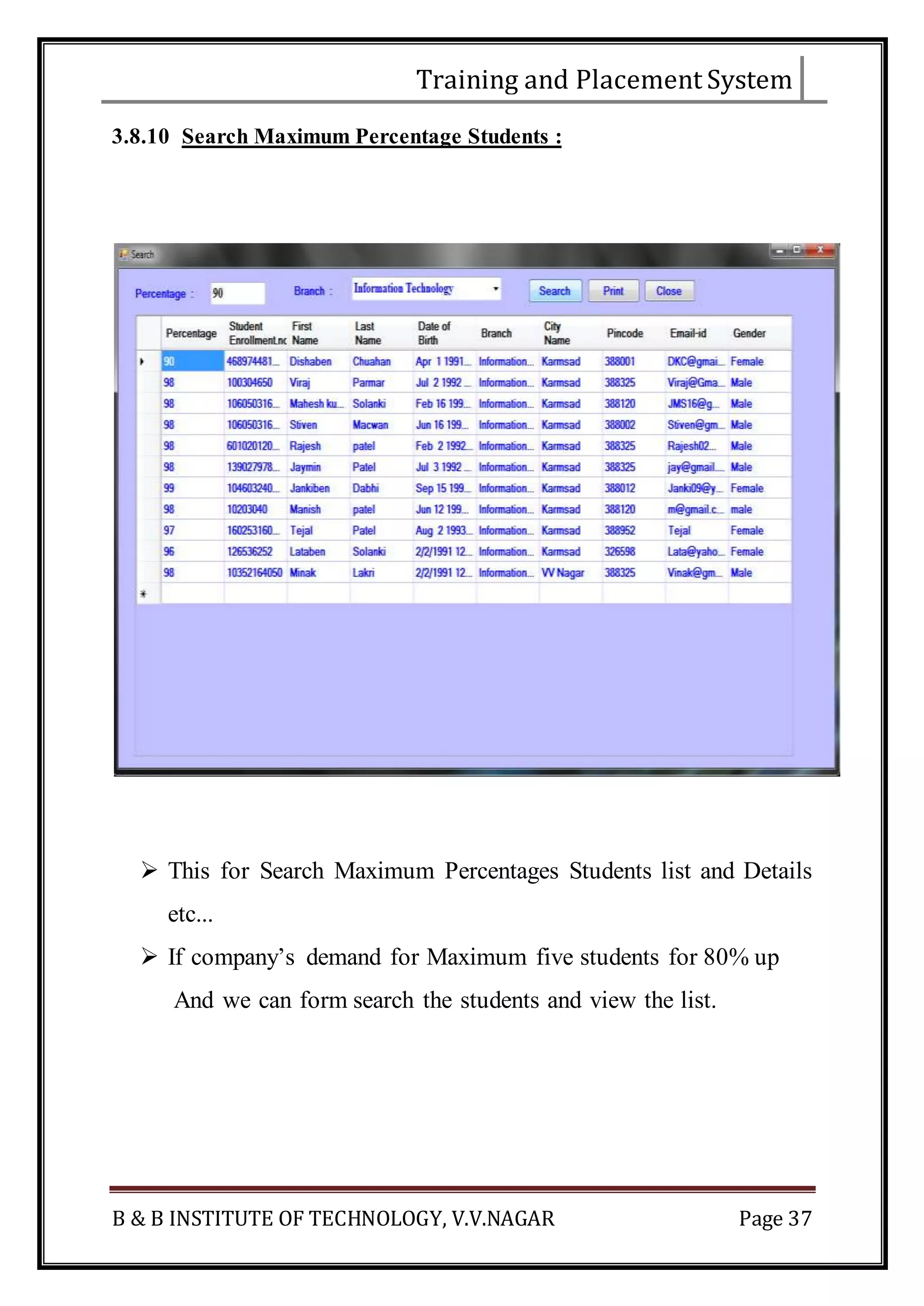 Training and placement | DOCX