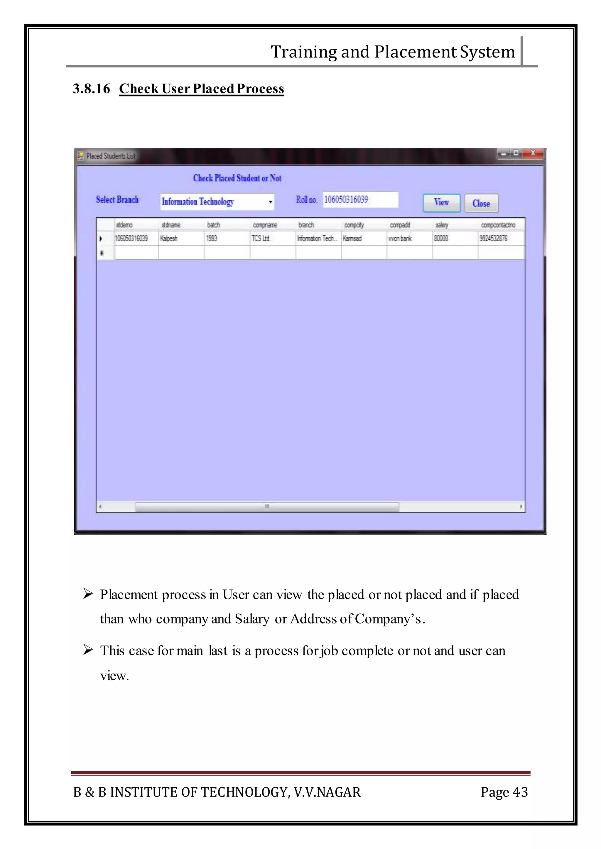 Training and placement | DOCX