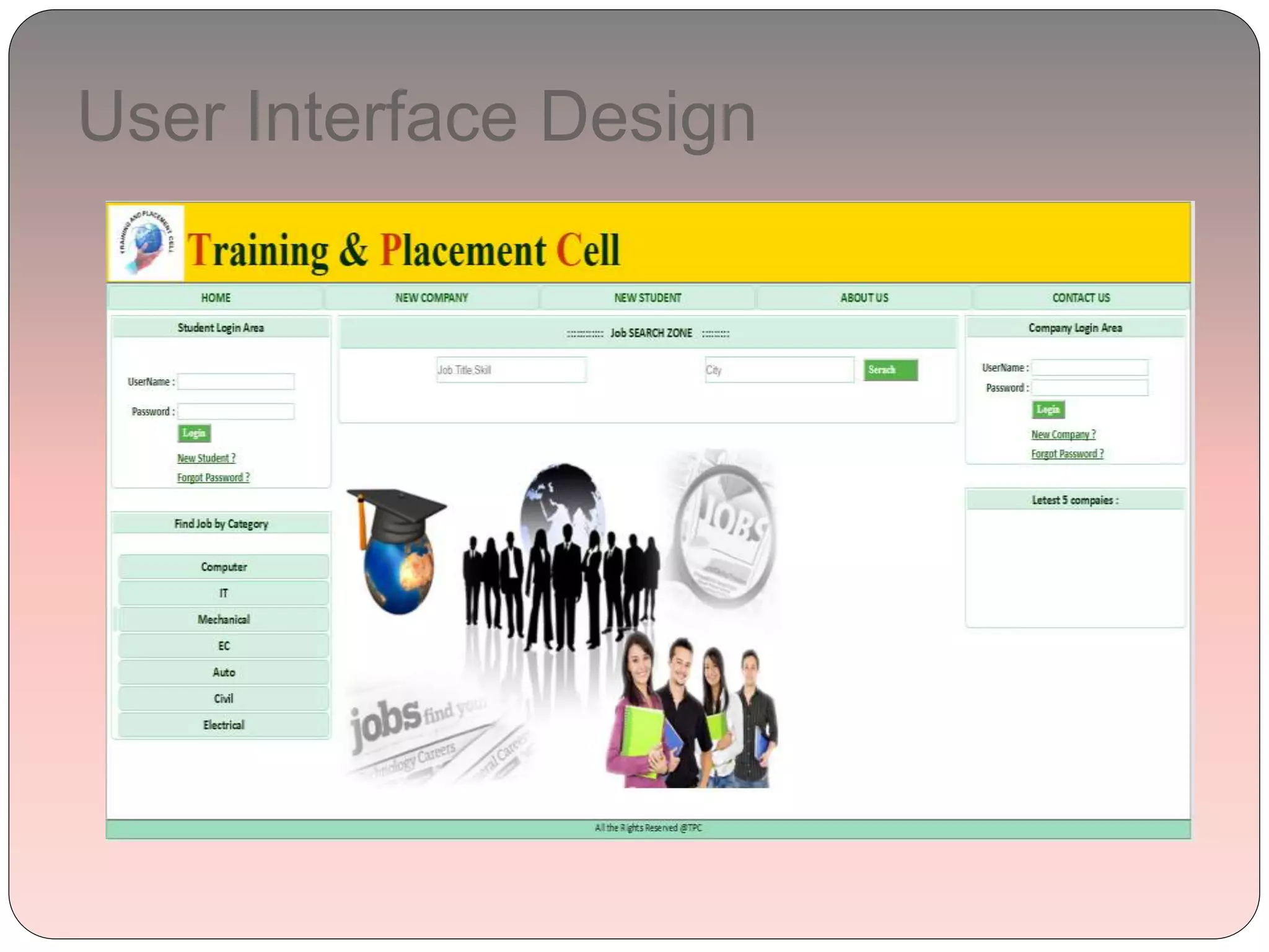 Training and placement cell presentation | PPTX