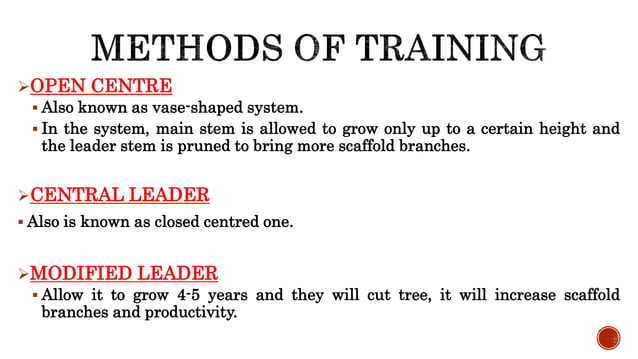 Training and pruning | PPTX | Gardening | Home & Garden