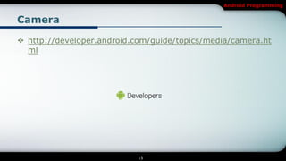 [Android] Multimedia Programming | PDF