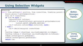 [Android] Using Selection Widgets | PDF