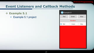 [Android] Widget Event Handling | PDF