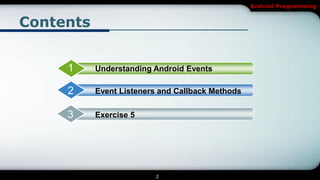 [Android] Widget Event Handling | PDF